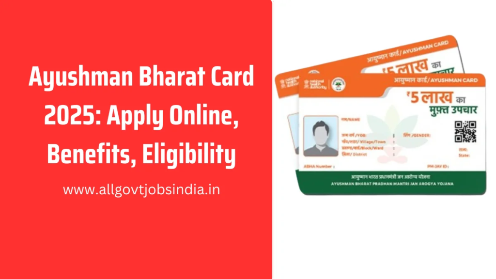 Ayushman Bharat Card 2026: Apply Online, Benefits, Eligibility